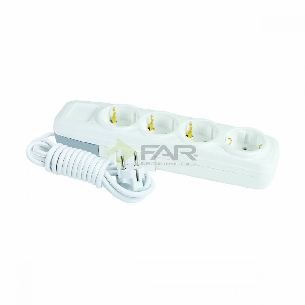 Far Elektrik Teknolojileri - 4'LÜ GRUP PRİZ 10 METRE - 15141010